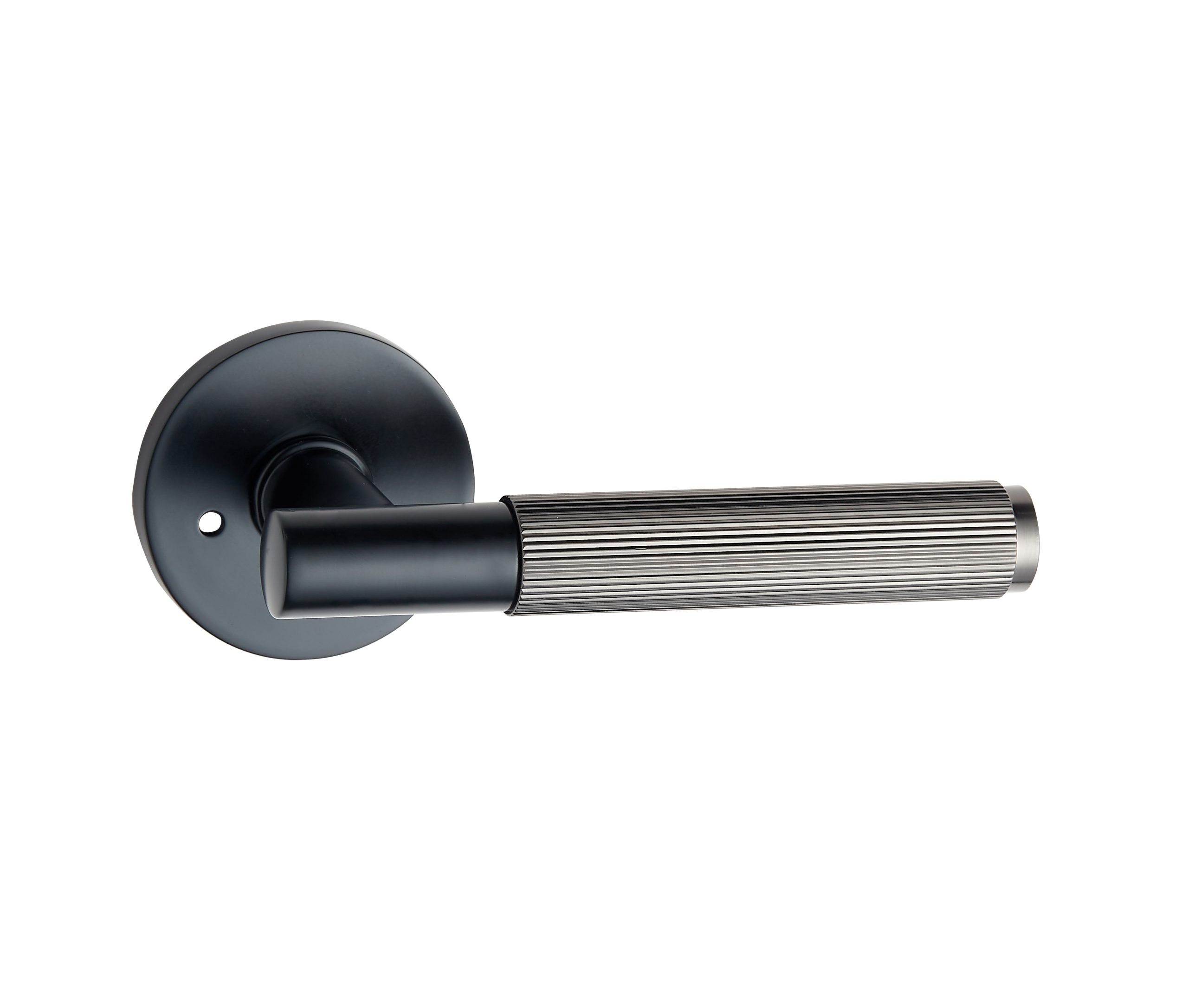 Round Low-Profile Rose in MB finish with Linea Lever in FOUR different ...